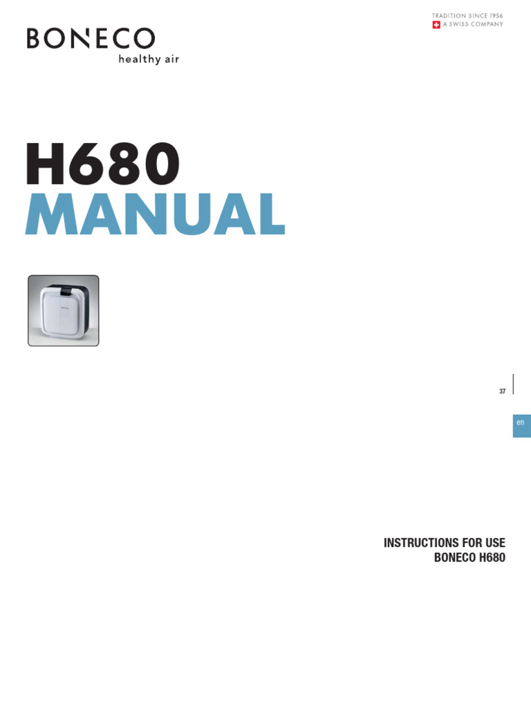 Boneco H680 Priručnik | PDF | Manufactured Goods | Electrical Engineering