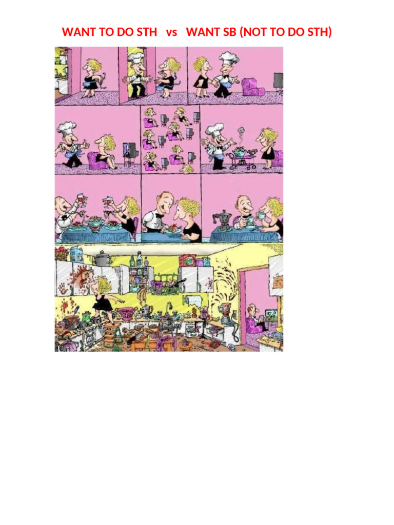 Want To Do STH Want SB To Do STH Comics | PDF