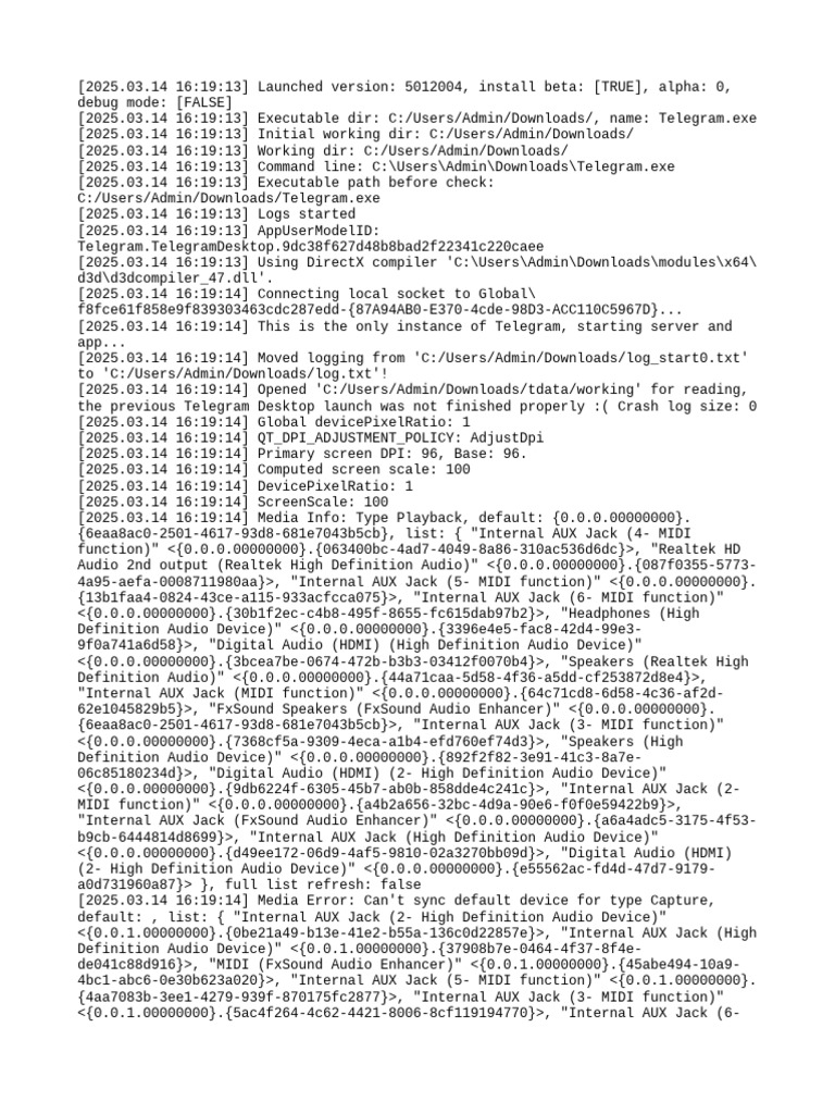 Log | PDF | Digital Technology | Computing