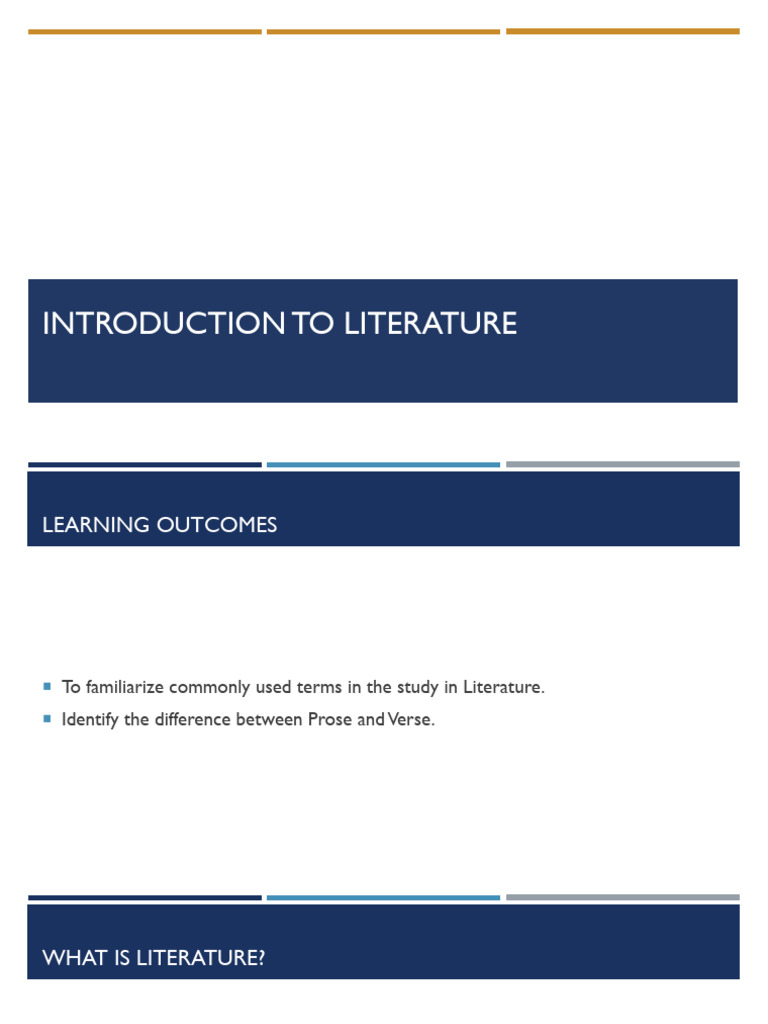 Understanding Literature: Prose vs. Poetry | PDF | Poetry | Narration