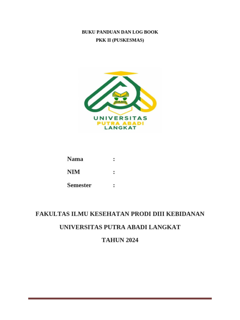 Buku Panduan Puskesmas | PDF