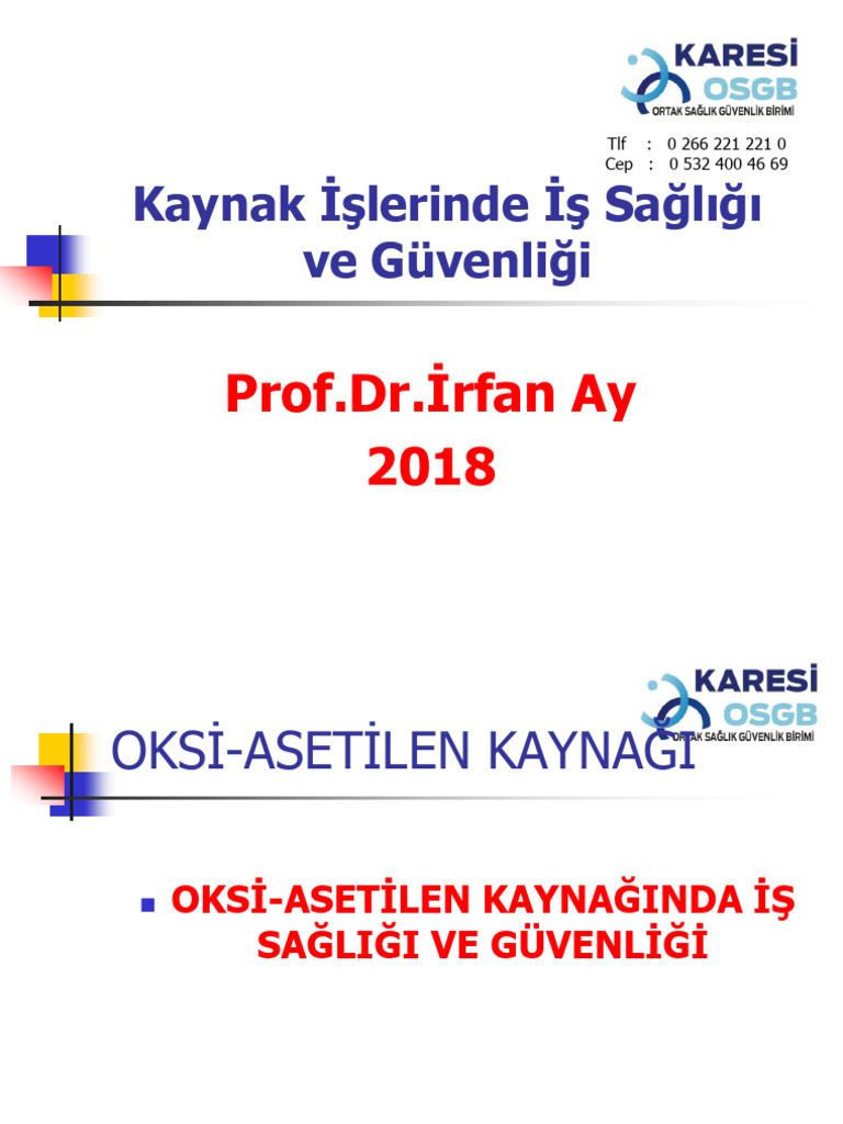 1)-b-Oksi-Asetilen Kaynak i+şlerinde ¦-SG-I- | PDF