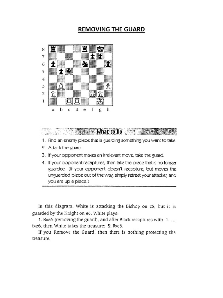13 Removing The Guard - Beginners | PDF