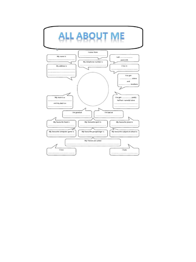 All About Me | PDF
