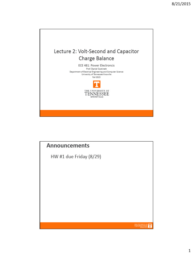 Volt Sec | PDF