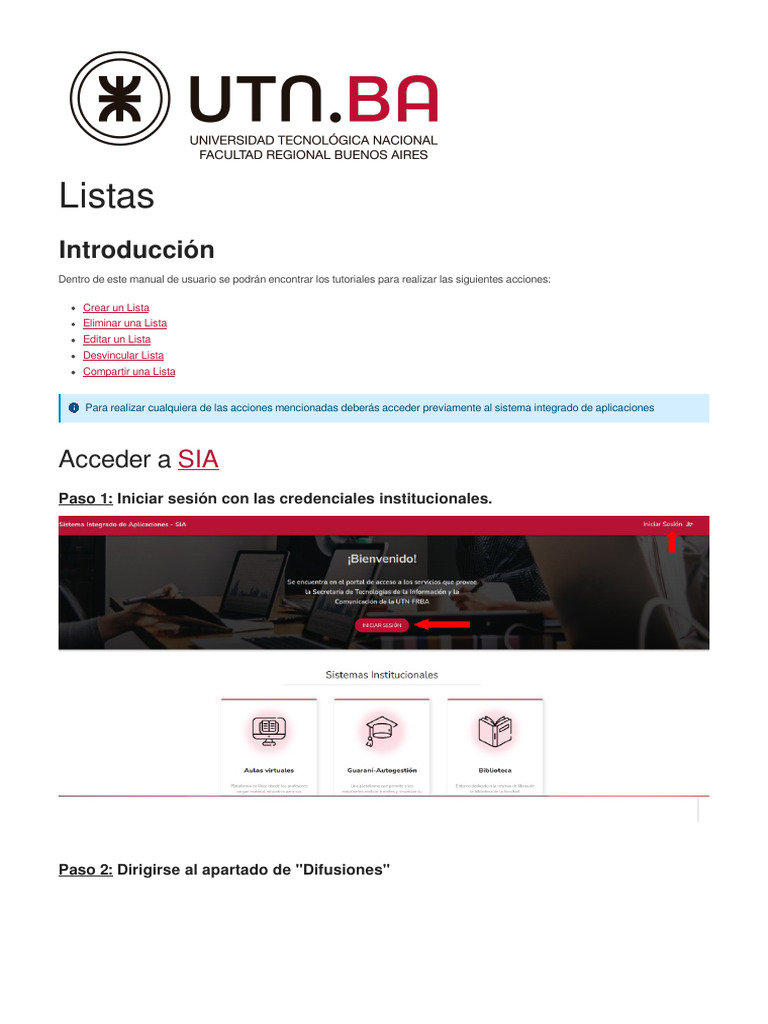 listas (1) | PDF | Informática