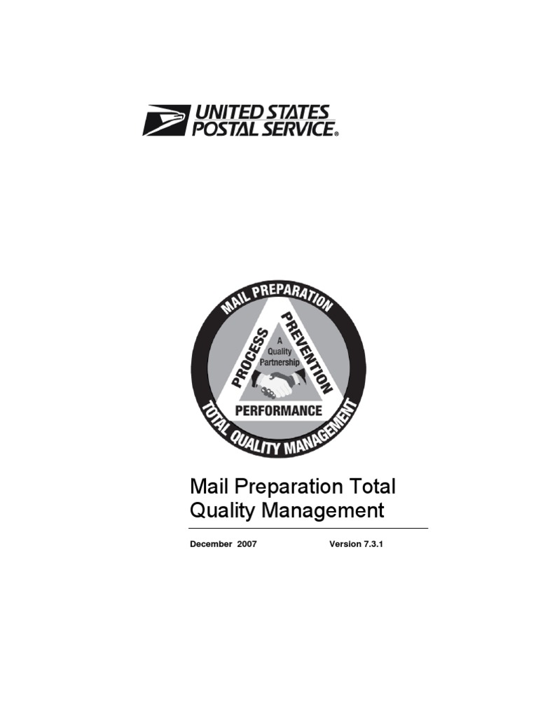 Mail Preparation Total Quality Management | PDF | United States Postal ...