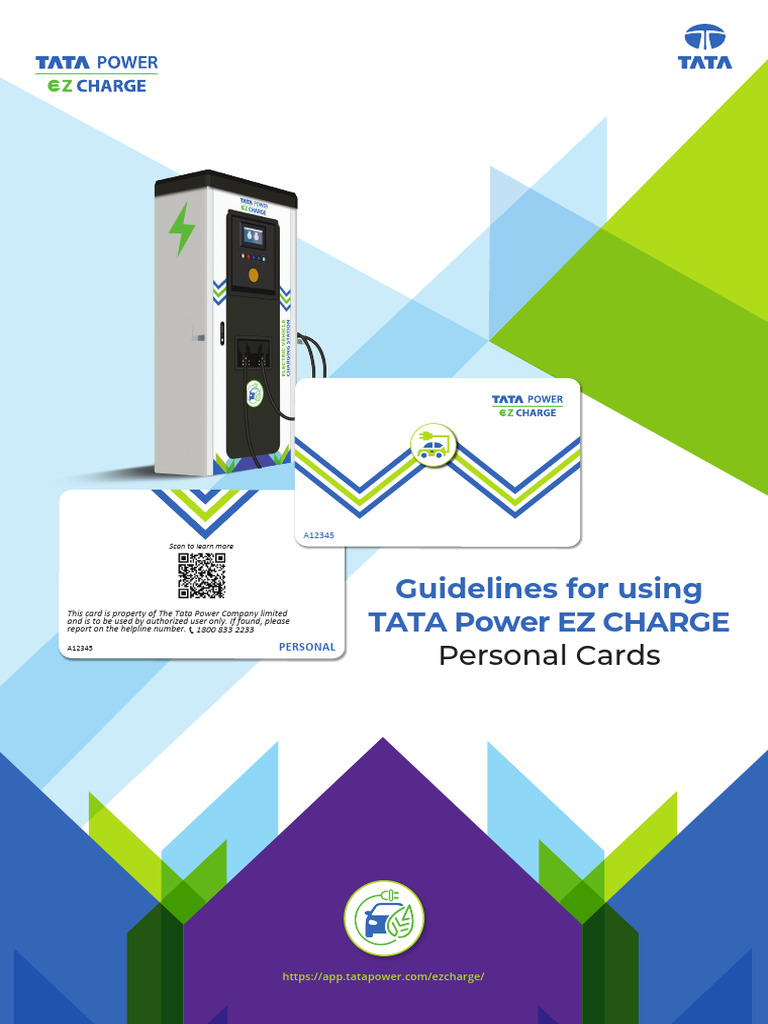 TATA Power EZ Charge Card Guidelines | PDF