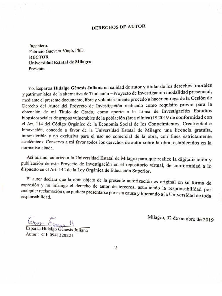 Derechos de Autor - Genesis Juliana Esparza Hidalgo-Luis Fernando ...