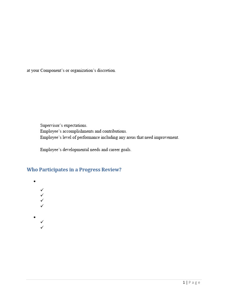 Progress_Review_Overview_for_Rating_Employees | PDF | Performance ...