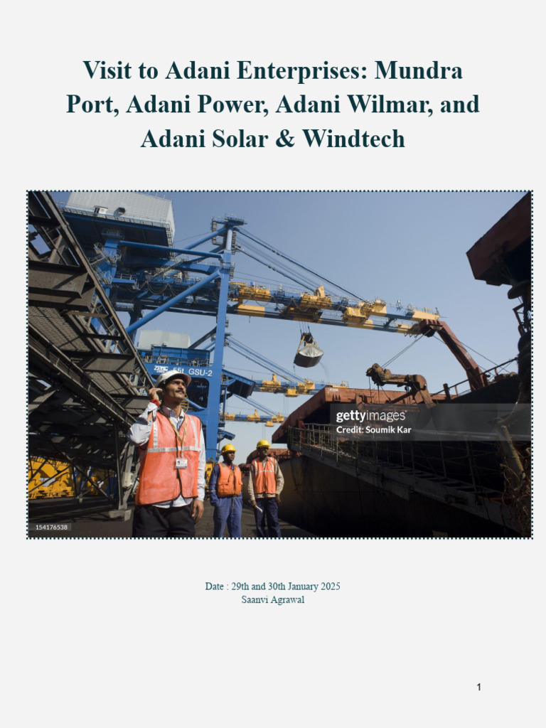 Adani Visitor Pass Information Guide | PDF | Renewable Energy | Energy ...
