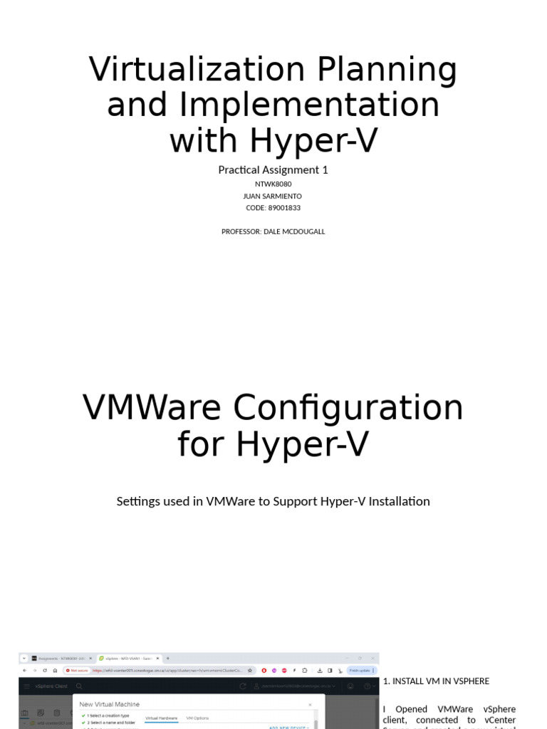 Practical Assignment 1 | PDF | Hyper V | Virtual Machine