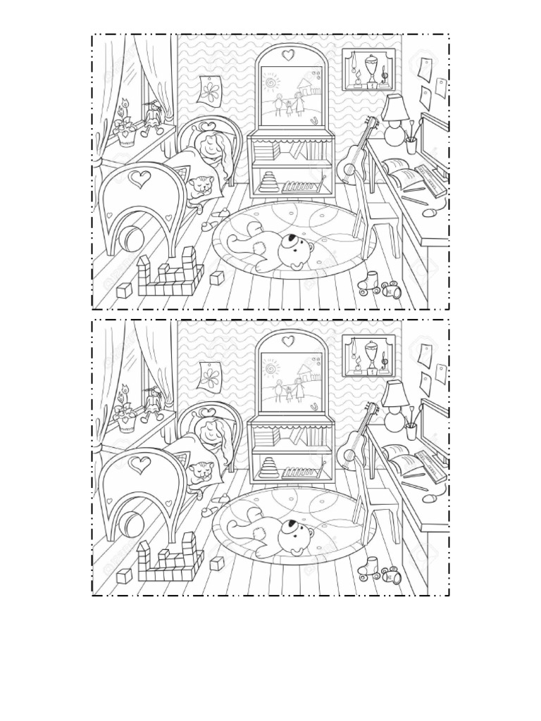 Actividad Describe y Colorea La Imagen | PDF