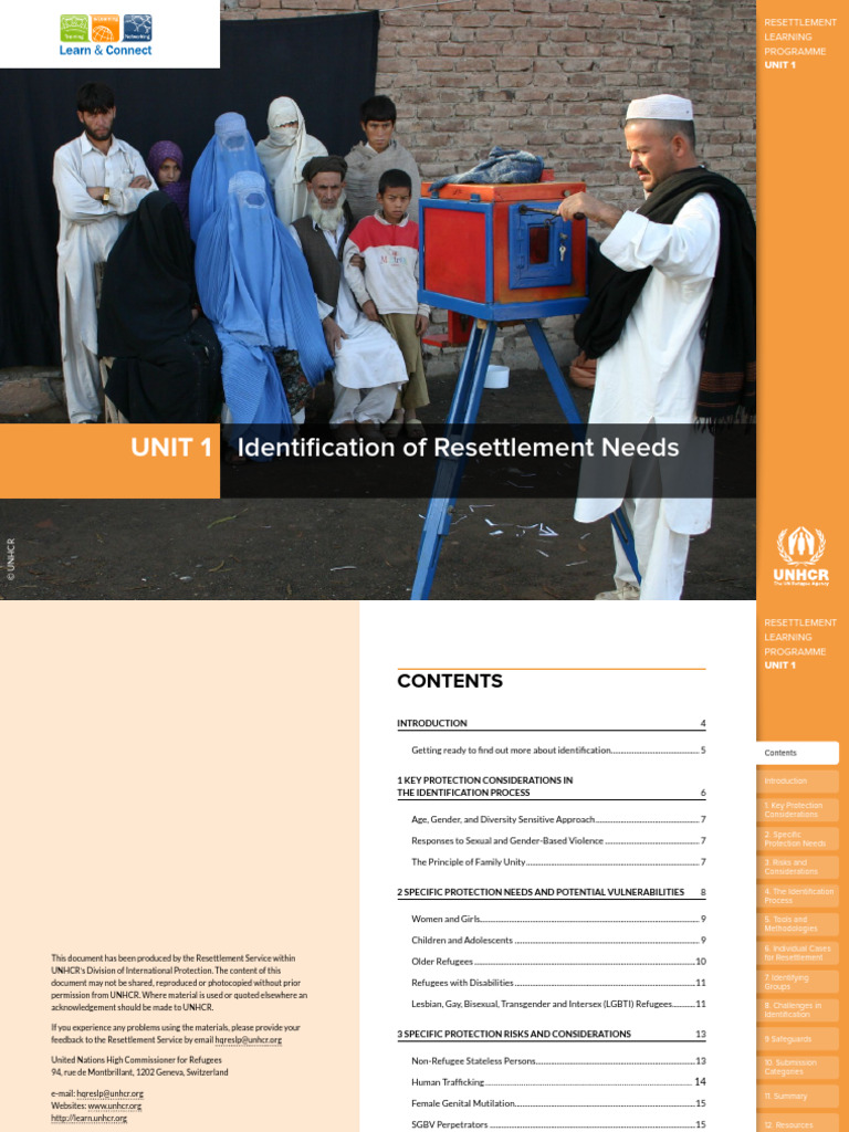 Unhcr Rst Lp 2016 Unit 1 | PDF | United Nations High Commissioner For ...