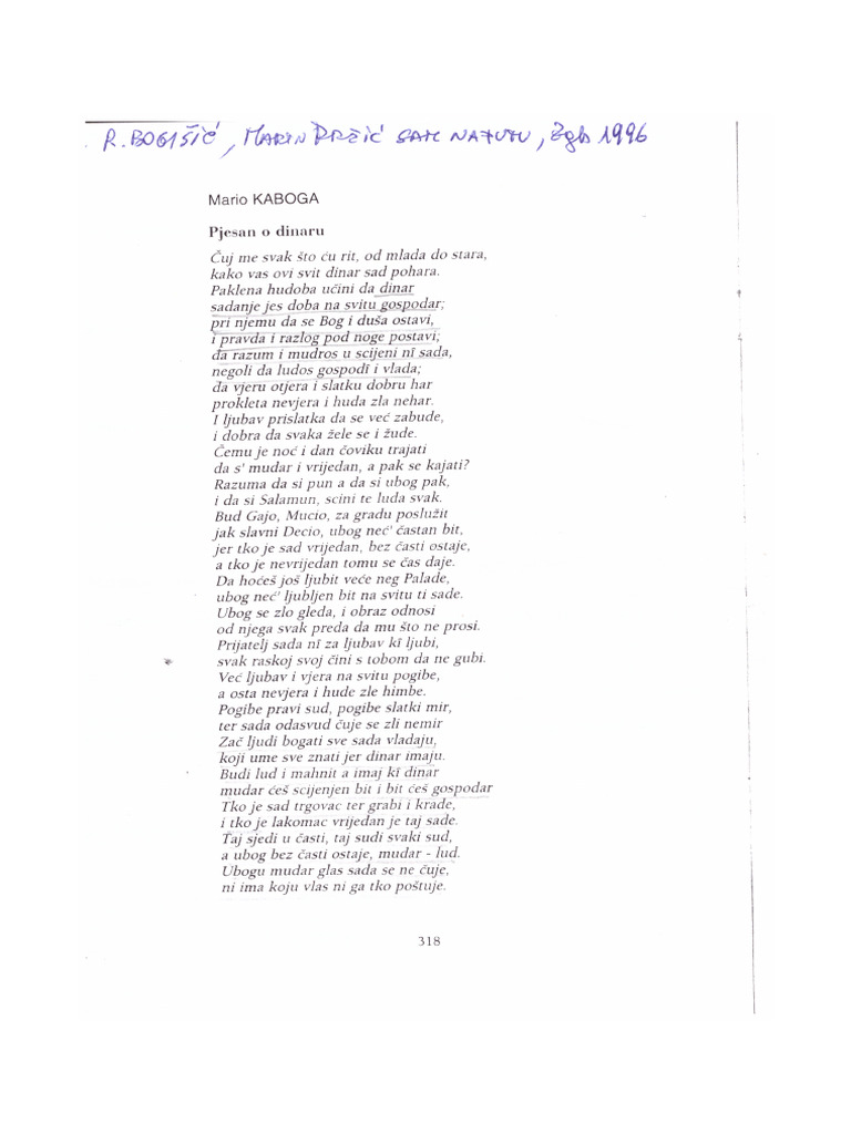 Mario Caboga, 1505-1582 | PDF