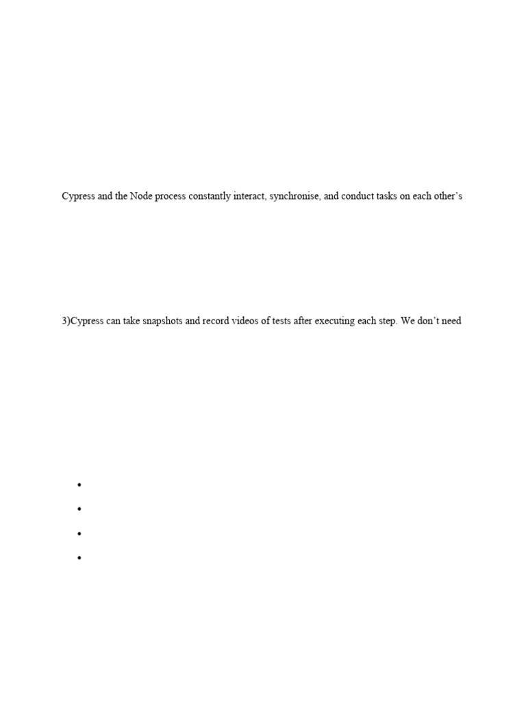 Cypress Interview Questions | PDF | Selenium (Software) | Software Engineering