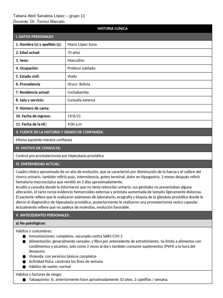 HC HPB 2 | PDF | Cancer de prostata | Medicina