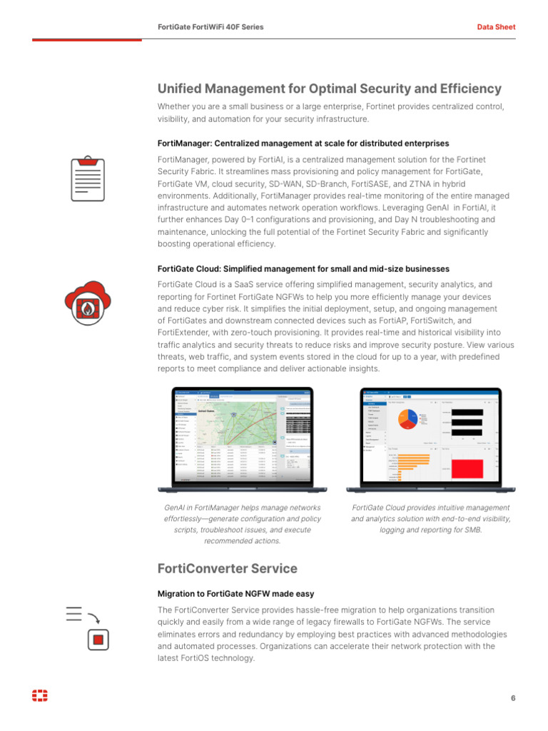Fortigate Fortiwifi 40f Series 6 | PDF | Cloud Computing | Computer Science