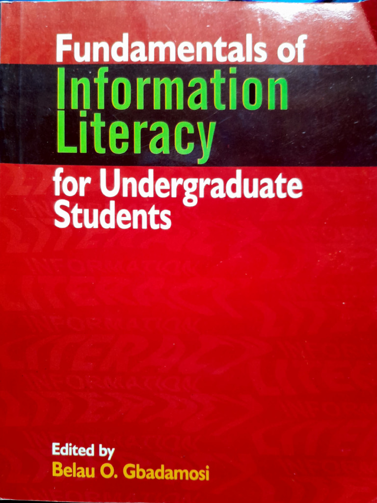 GNS 103 (Fundamentals of Information Literacy - 082928 | PDF