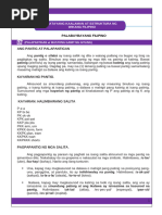 Ang Mga Pantig | PDF