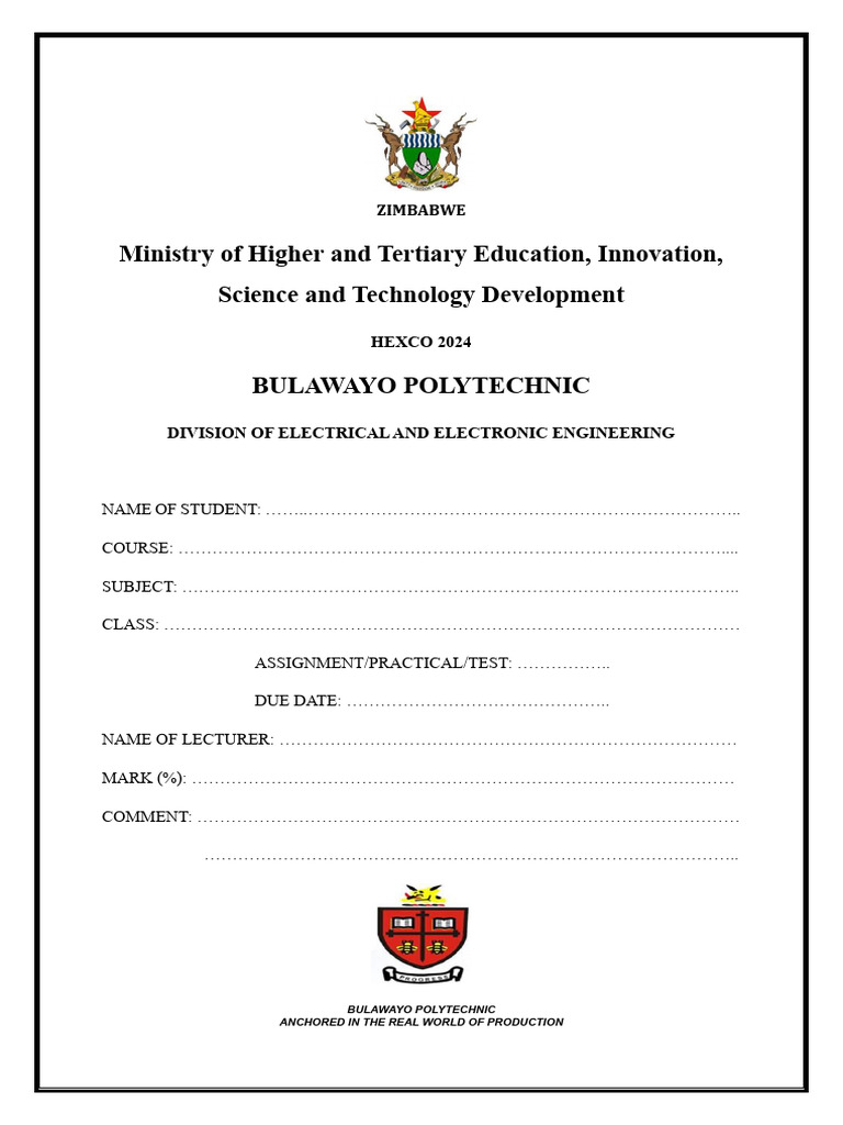 Byo Poly Assignment Cover | PDF
