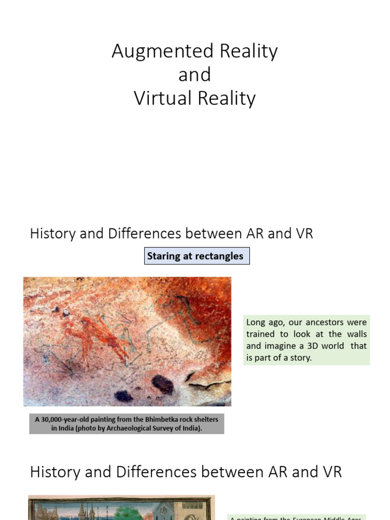 AR and VR: History and Differences | PDF | Virtual Reality | Augmented ...
