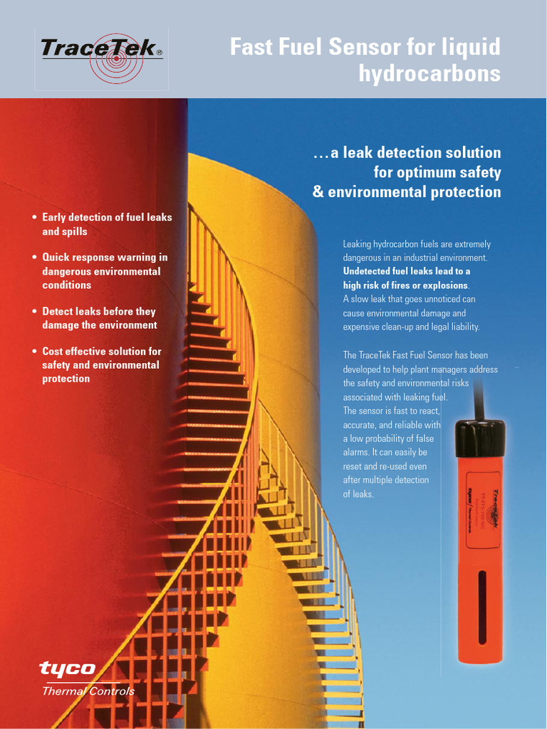 TraceTek Fast Fuel Sensor For Liquid Hydrocarbons | PDF | Fuels | Water