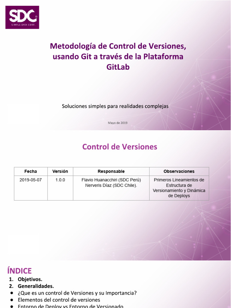 (SDC) Control de Versiones GitLab Toolbox V1.0-1 | PDF
