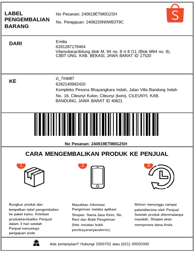 Get Return Label | PDF