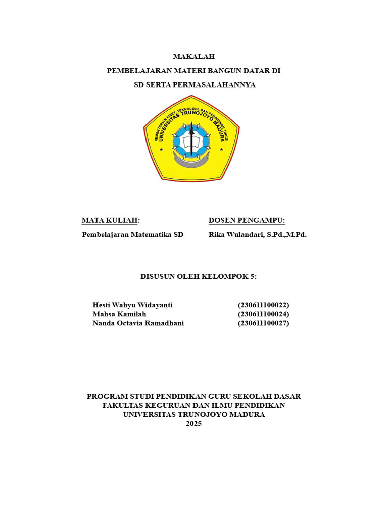 MAKALAH MTK KEL 5 | PDF