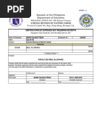 Certificate of Expenses Without Receipts | PDF