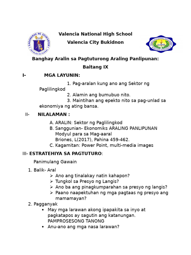 Final Lesson Plan | PDF