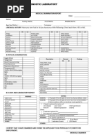 Individual PFT Clearance Card | PDF | Medicine | Clinical Medicine