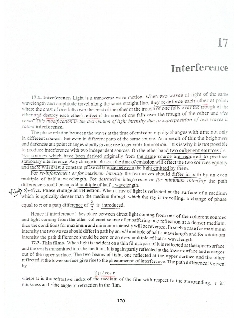 Newton's Ring (Interference) | PDF