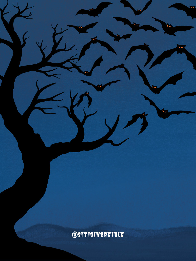 Poster Halloween Tenebroso Azul - 20250314 - 102425 - 0000 | PDF