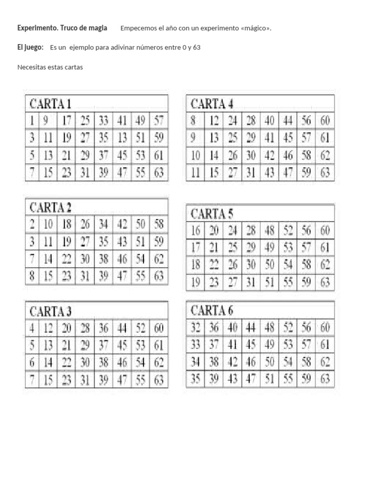 Numeros Magicos | PDF