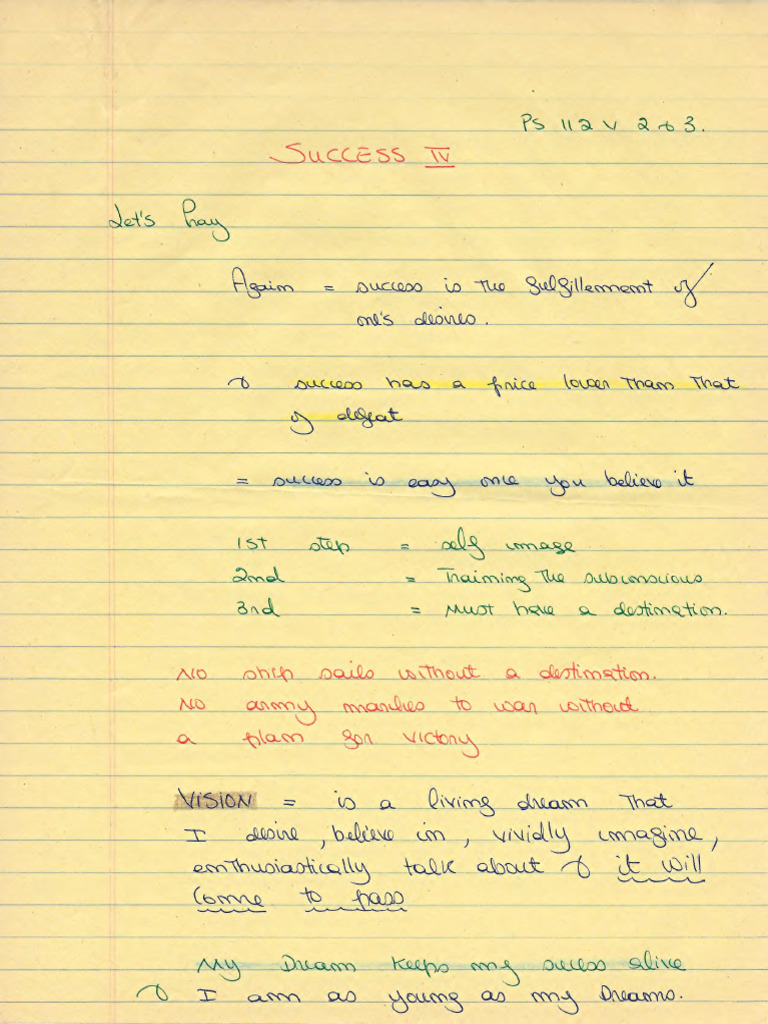 The Secrets of Success Part4 | PDF