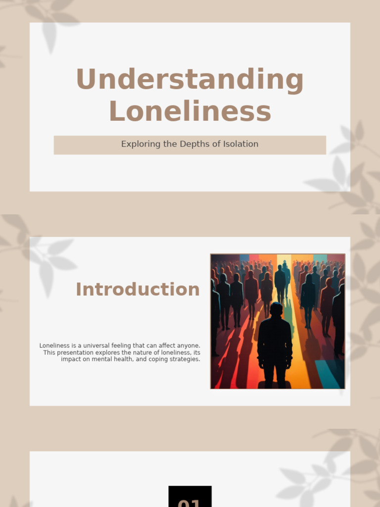 Understanding Loneliness | PDF | Major Depressive Disorder | Loneliness