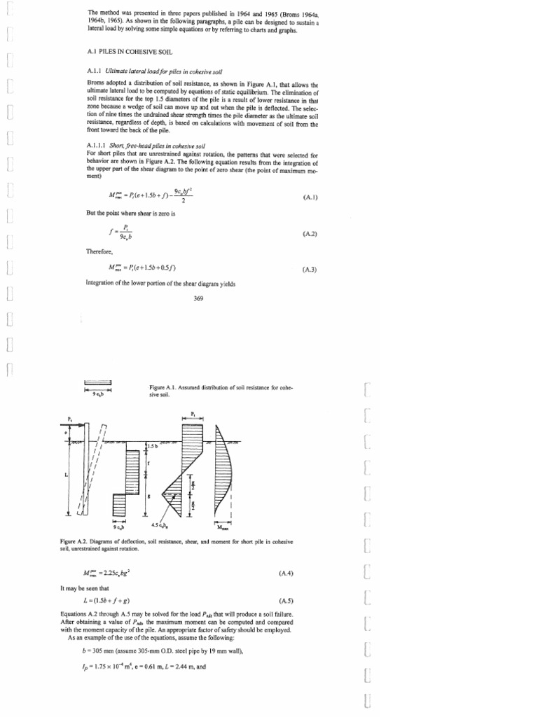 Broms Method PDF | PDF