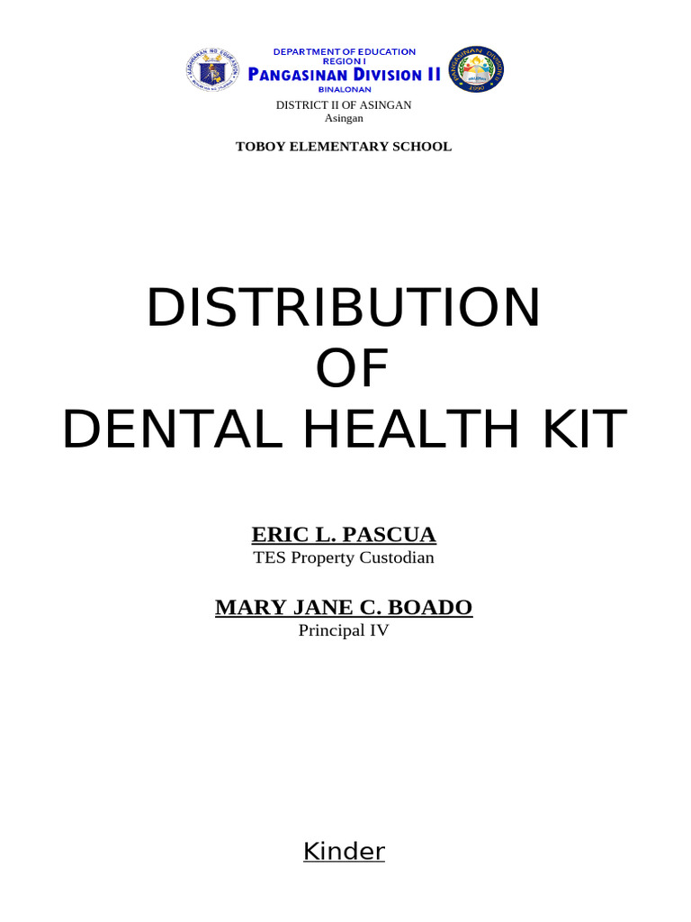 Dental Health Kit Documentation | PDF
