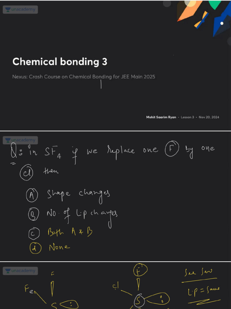 Chemical Bonding 3 | PDF