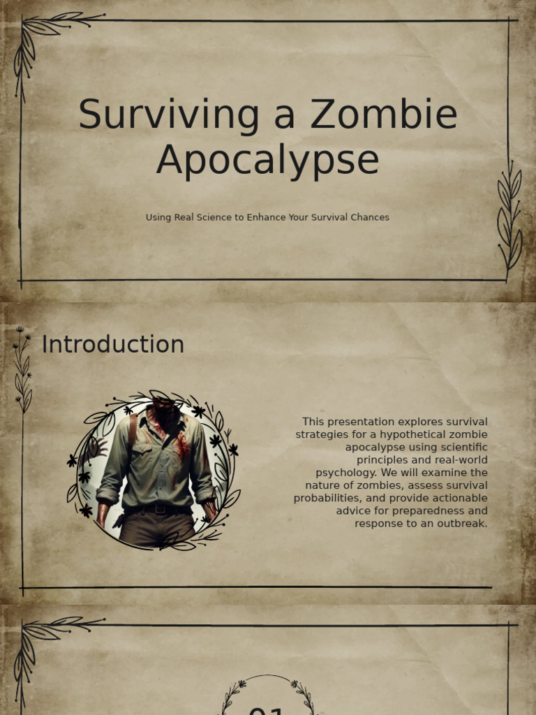 Surviving A Zombie Apocalypse | PDF | Zombies | Pandemic