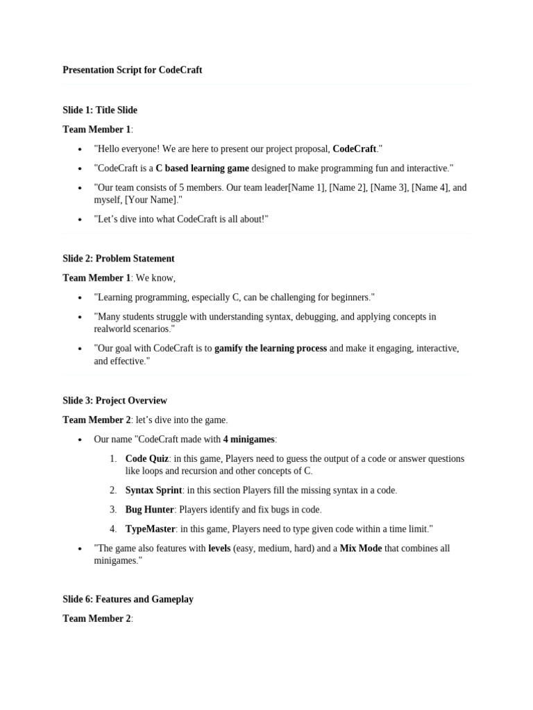 CodeCraft: Gamified C Programming Learning | PDF | Software Bug | Computer Engineering