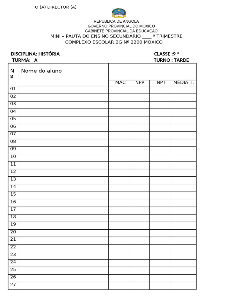Mapa de Control Escolar | PDF