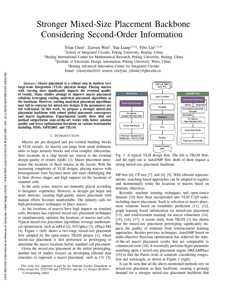 Chen et al. - 2023 - Stronger Mixed-Size Placement Backbone Considering Second-Order Information ...