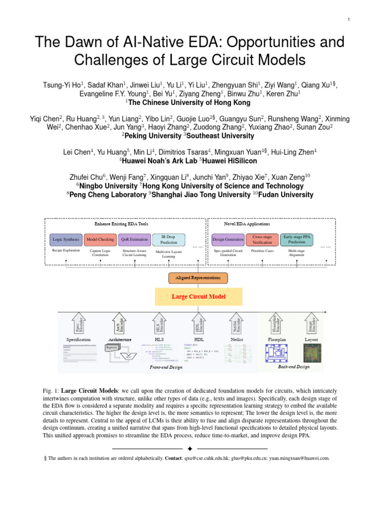 Chen Et Al. - 2024 - The Dawn of AI-Native EDA Opportunities and Challenges of Large Circuit ...