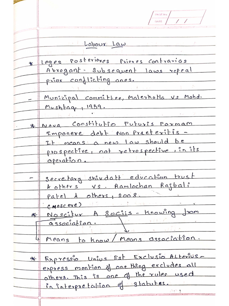 Legal Language Notes | PDF