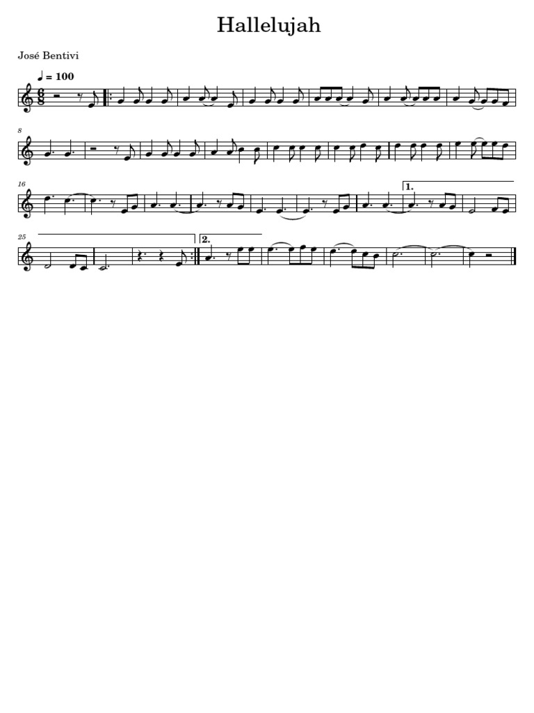 Hallelujah | PDF
