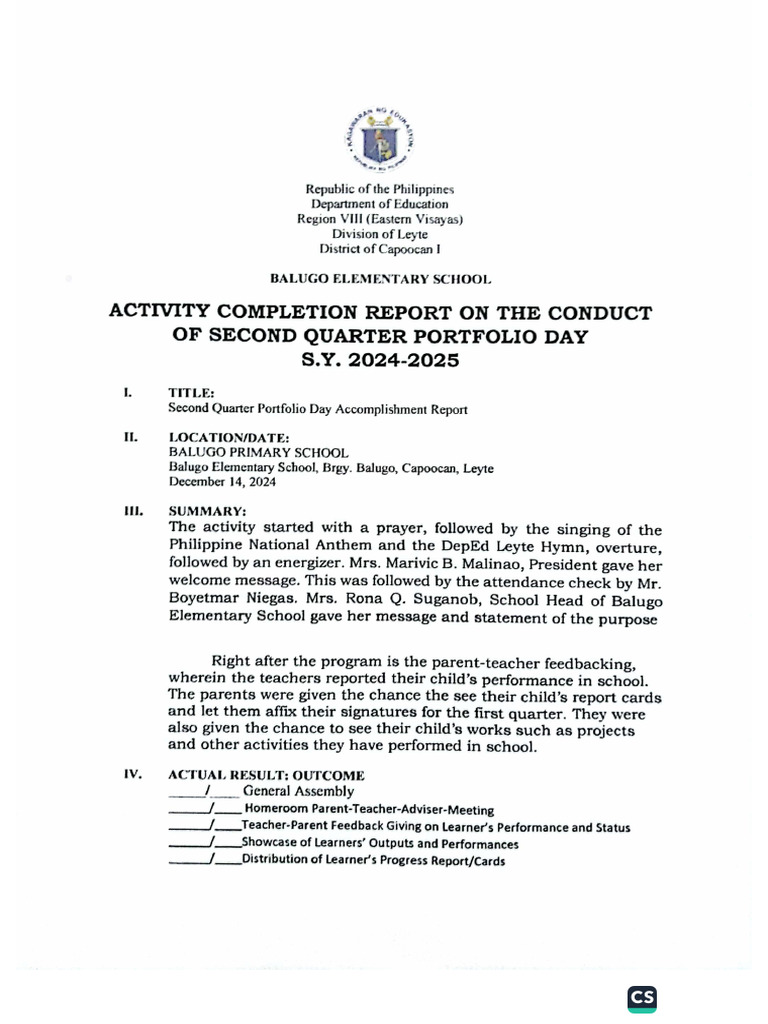 2nd Quarter Portfolio Day ACR | PDF