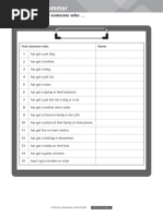 Find Someone Who Worksheet | PDF